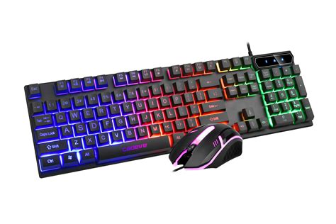 Black Backlight Keyboard Popular Typing And Gaming Keyboard And Cadeve Cheap Keyboard Mouse