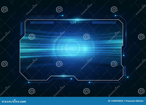 Abstract Hud Ui Gui Future Futuristic Screen System Virtual Design Vector Illustration Eps10