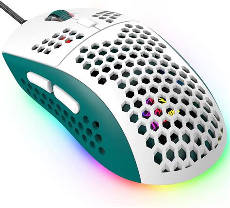 Ziyou Lang Wired Rgb Gaming Mouse65g Lightweight Honeycomb