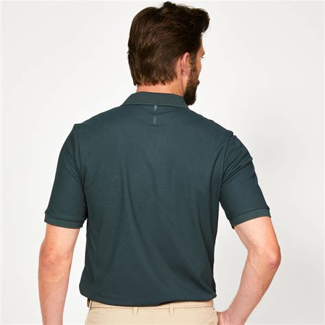 Mens Short Sleeved Golf Polo Shirt Ww500 Green
