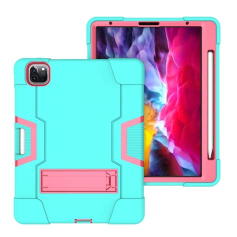 For Ipad Pro 11 Inch 2020 Contrast Color Robot Shockproof Silicon Pc Protective Case With