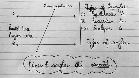 Lines And Angles Introduction All Conceptsparallel Lines Angles Rules