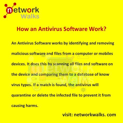Networkwalks On Linkedin How An Antivirus Software Work