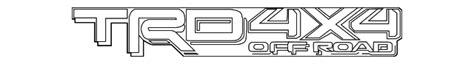 Genuine Toyota Truck Bed Decal Left Right Rear Part 75996 0c080 A2