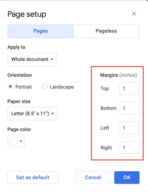 How To Adjust Margins In Google Docs