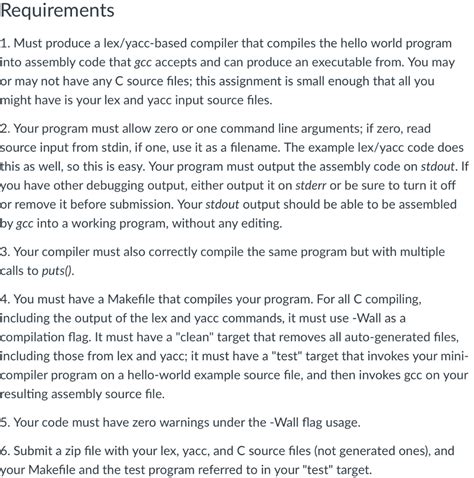 Hello I Need Help Creating A Parser And Scanner Here Chegg Com