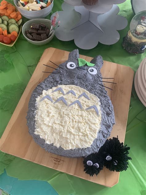 Totoro Cake Totoro Party Decorations Diy Birthday Decorations Cute