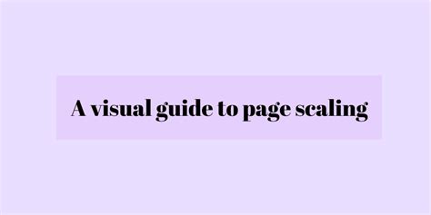 A Visual Guide To Page Scaling Creator Resource