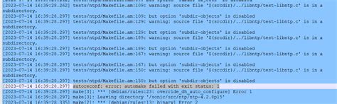 any body compile the ntp module in debian12 r debian