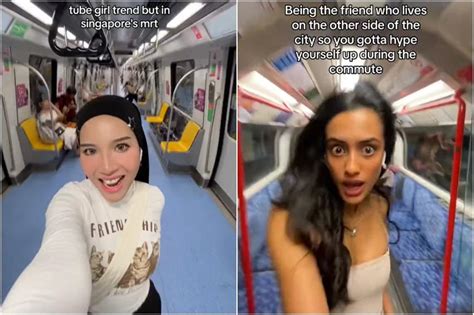 Viral ‘tube Girl Trend Hits Singapore With Tiktok Videos Of Dancing In