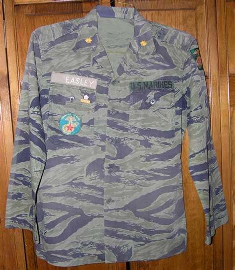 Maj Easley Usmc Advisor Easter Offensive Camouflage Uniforms U S