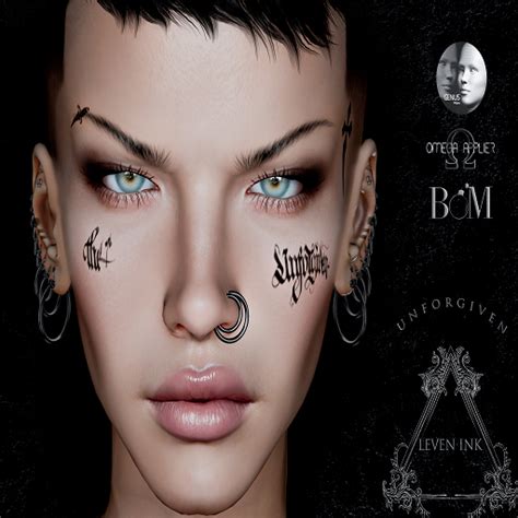 Second Life Marketplace Leven Ink Tattoo Unforgiven