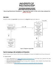 Querying Relational Databases: Aggregating Data in SQL and Using ...