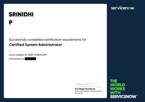 srinidhi palanisamy on linkedin servicenow certification capgemini
