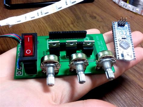 arduino controlled rgb led strip internet of things