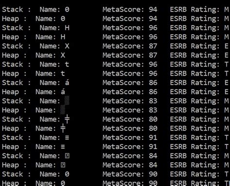 Arrays Homework C Programming Stack And Heap With String Stack Overflow