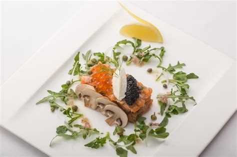 Premium Photo Hight Class Snacks And Food With Clean Background