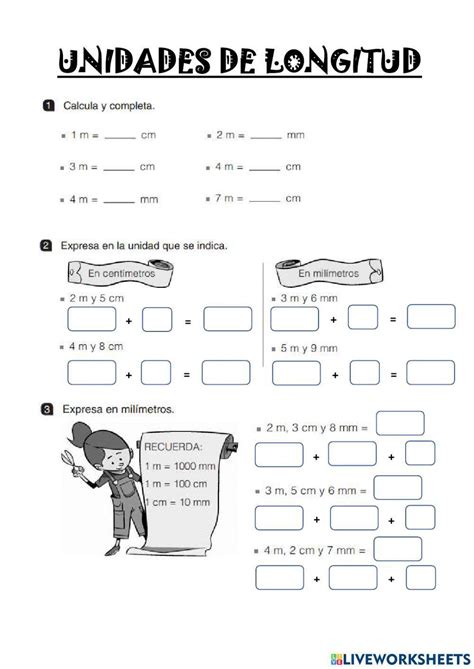 1330180 Unidades De Longitud Amlu Liveworksheets