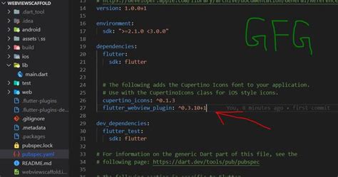 Webviewscaffold In Flutter Geeksforgeeks