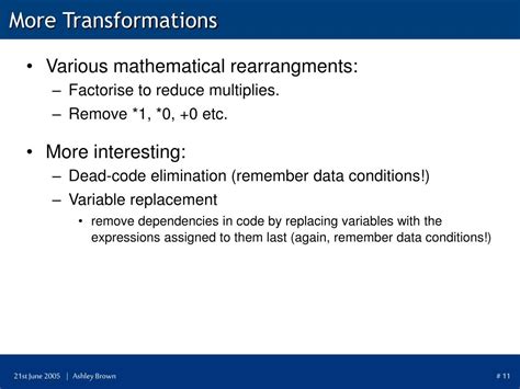 Ppt Generating Hardware Designs By Source Code Transformation Powerpoint Presentation Id5899490
