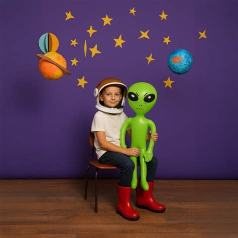 12pk Inflatable Alien 64cm Wholesale Inflatable Toys Wholesale