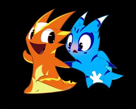 Burpy Y Katara Cute Cartoon Drawings Creature Art Cartoon Drawings