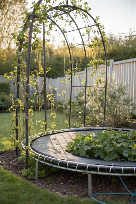 18 Creative Ideas For Repurposing Old Trampolines