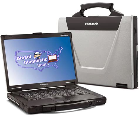 Diesel Tuner Truck Diagnostic Tool And Scanner Laptop Kit Toughbook Cf 52