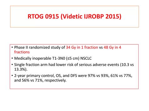 Lung Sbrt A Literature Review Pptx Lung And Respiratory Health Diseases And Conditions