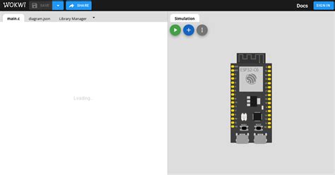 New Esp Idf On Esp32 C6 Project Wokwi Simulator
