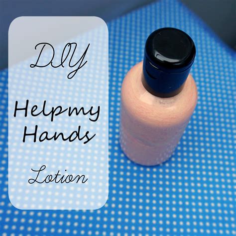 Diy Lush Helping Hands Inspired Non Greasy Hand Cream Diy Hand