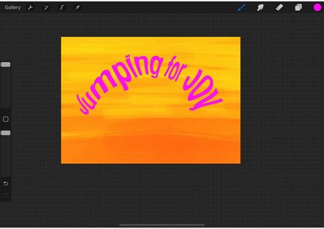 How To Curve Text In Procreate EASY Methods FREE Curved Lettering Grid Artsydee