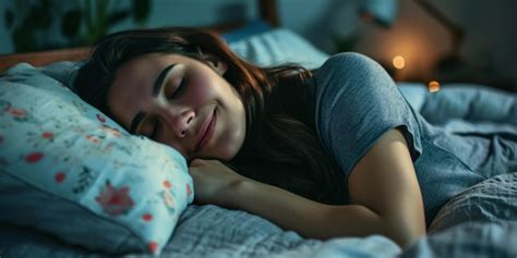 Premium Photo Woman Sleeping Peacefully Generative Ai