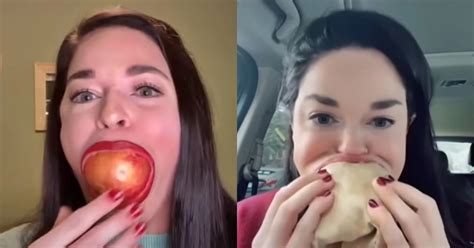 세계에서 가장 큰 입을 가진 여성 심지어 이런 것까지 한번에 넣을 수 있습니다 영상 위키트리