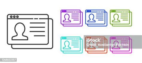 흰색 배경에서 격리된 검은색 선 다시 시작 아이콘입니다 Cv 응용 프로그램 전문 직원을 검색 인력 분석 이재개됩니다 다채로운 아이콘을 설정합니다 벡터 0명에 대한 스톡 벡터