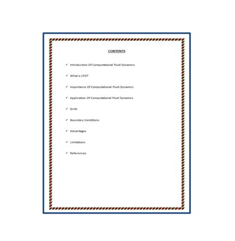 Computational Fluid Dynamics Cfd Seminar Report With Ppt Digital Education