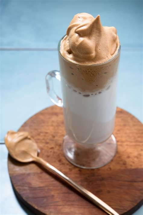Dalgona Coffee With Honey And Almond Milk The Frayed Apron