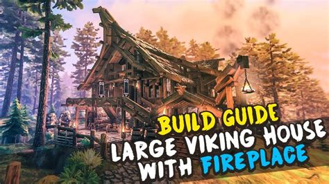 Valheim Build A Large Viking House With Fireplace