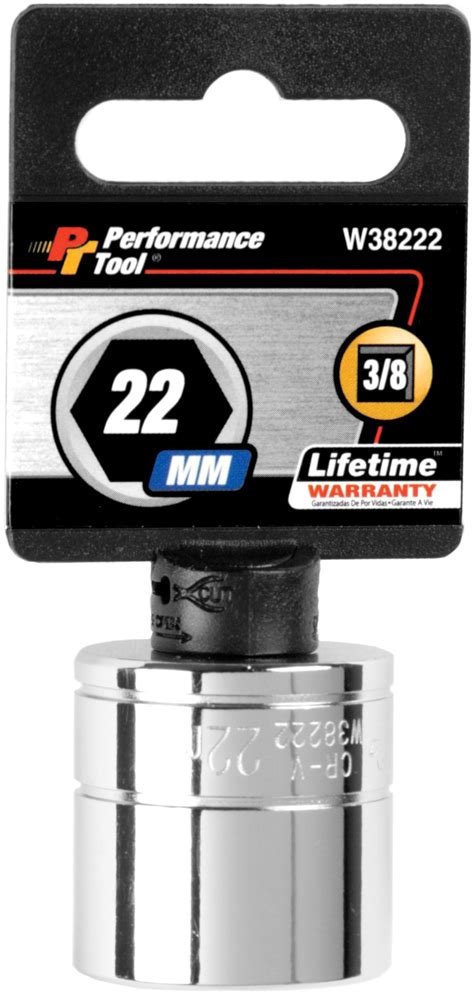 Wilmar Performance Tool W38222 Socket 22MM Walmart Com Walmart Com