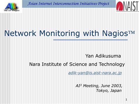 PPT Network Monitoring With Nagios PowerPoint Presentation Free Download ID
