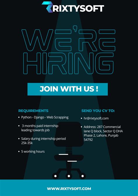 Rixtysoft On Linkedin Interns Applytoday Python Django Webscraping Hiring Rixtysoft