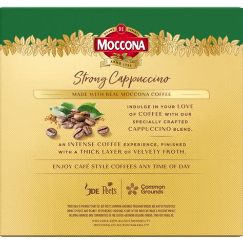 Moccona Coffee Sachet Strong Cappuccino 30s Shop Online At Rigters