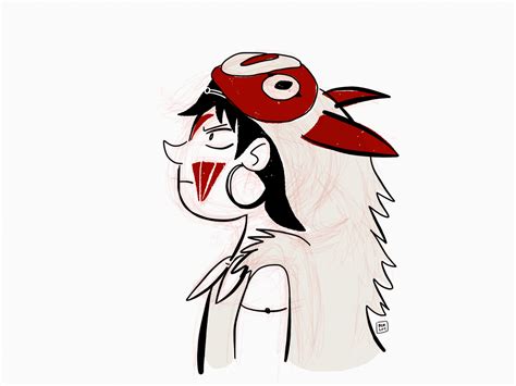 The Girl With The Red Coat Meets Ghibli Design Ideas