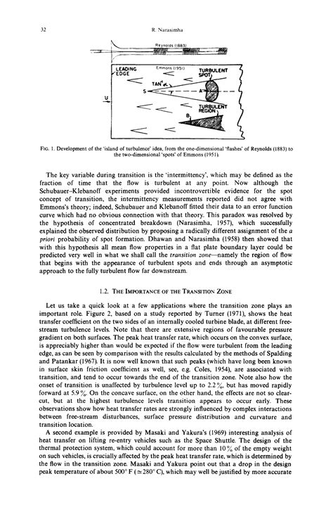 The Laminar Turbulent Transition Zone In The Boundary Layer Pdf Physics Science