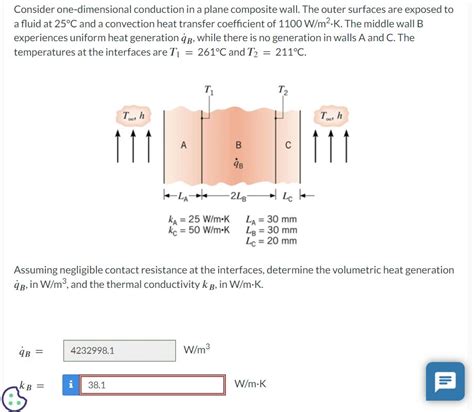 Solved Consider One Dimensional Conduction In A Plane