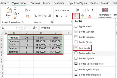 Como Colocar Borda No Excel Excel Easy