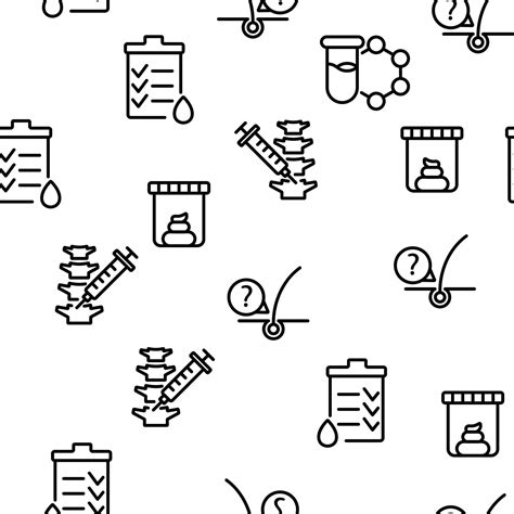 Medical Test Analysis Vector Seamless Pattern 10018338 Vector Art At Vecteezy