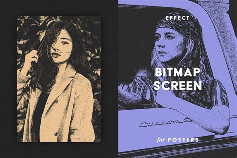Free Bitmap Screen Poster Effect The Designest