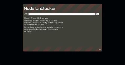 Unblocker Examples Codesandbox