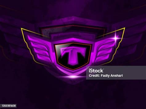 게임 트위치 유튜브 벡터 로고 템플릿을 위한 날개가 있는 초기 문자 T 0명에 대한 스톡 벡터 아트 및 기타 이미지 0명 3차원 형태 개념 Istock